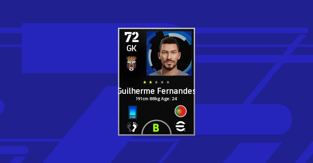 Guilherme Fernandes eFootball 2022 Stats