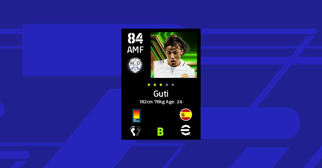 Guti eFootball 2022 Stats
