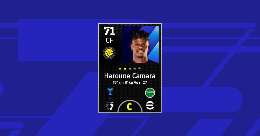 Haroune Camara eFootball 2022 Stats