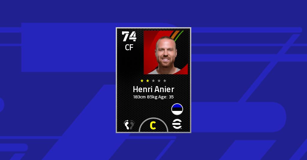 Henri Anier eFootball Stats