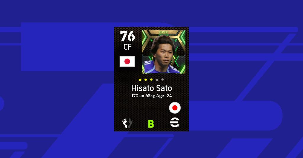 Hisato Satō eFootball 2022 Stats