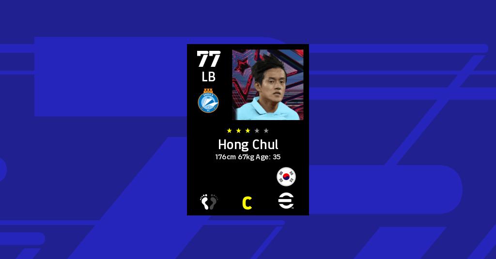 Hong Chul eFootball 2022 Stats