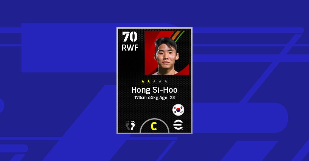 Hong Si-Hoo eFootball 2022 Stats