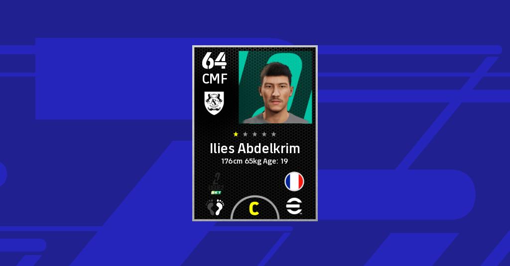 Ilies Abdelkrim eFootball 2022 Stats