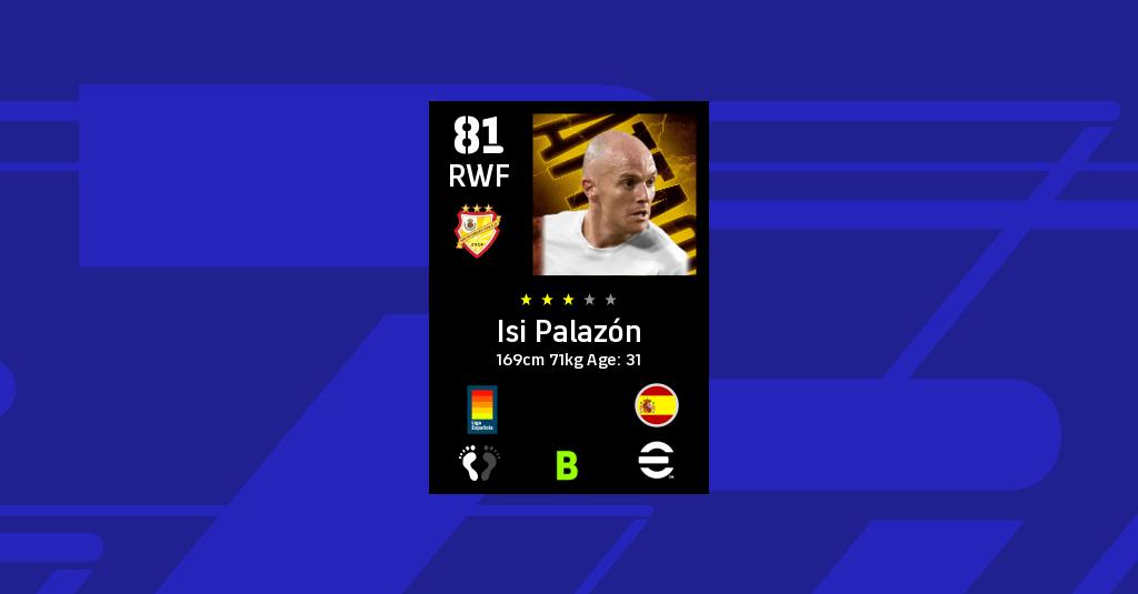 Isi Palazón eFootball 2022 Stats
