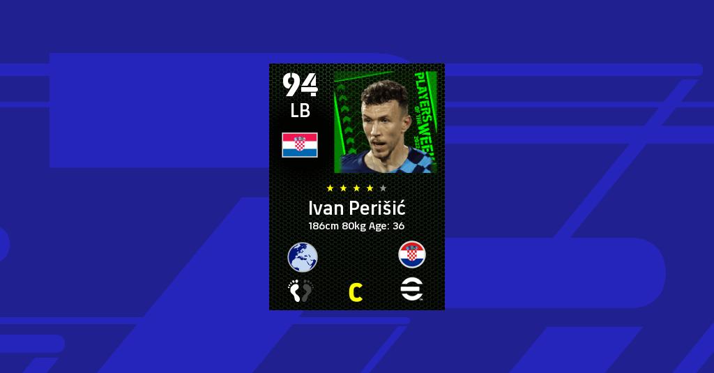 Ivan Perisic eFootball 2022 Stats