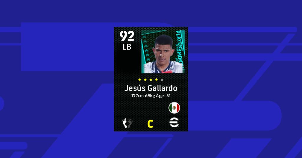 J. Gallardo eFootball 2022 Stats