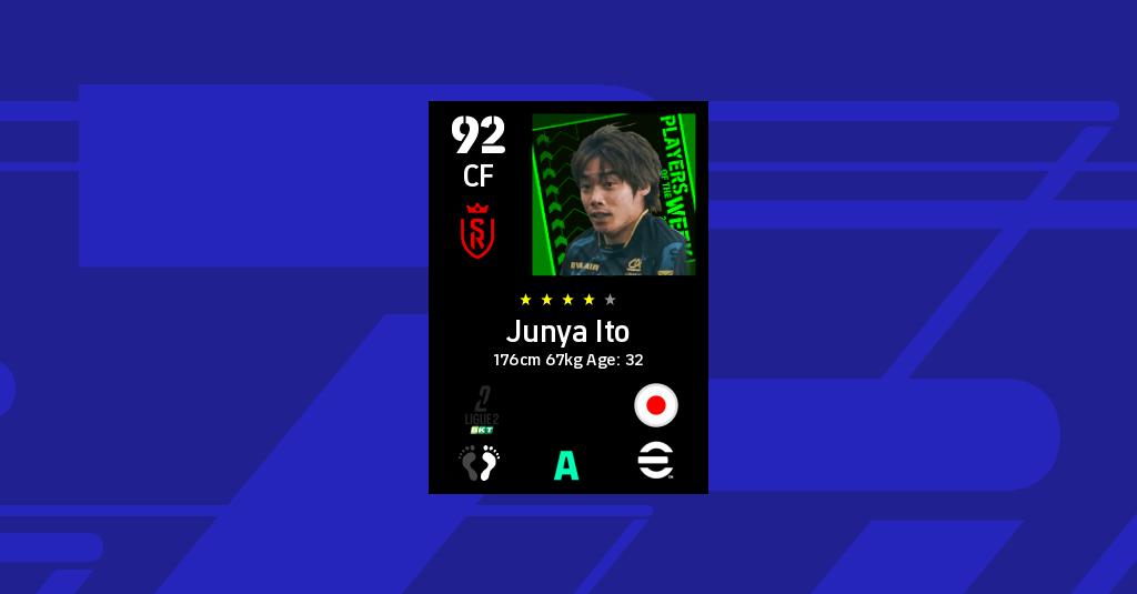 Junya Ito eFootball 2022 Stats