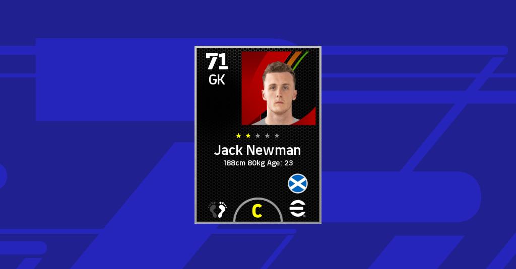 Jack Newman eFootball 2022 Stats