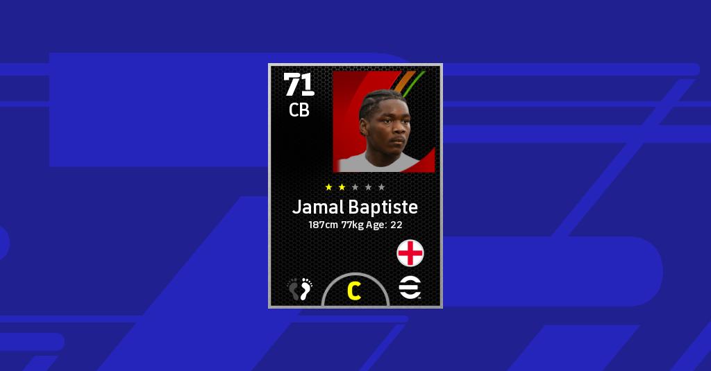 Jamal Baptiste eFootball Stats