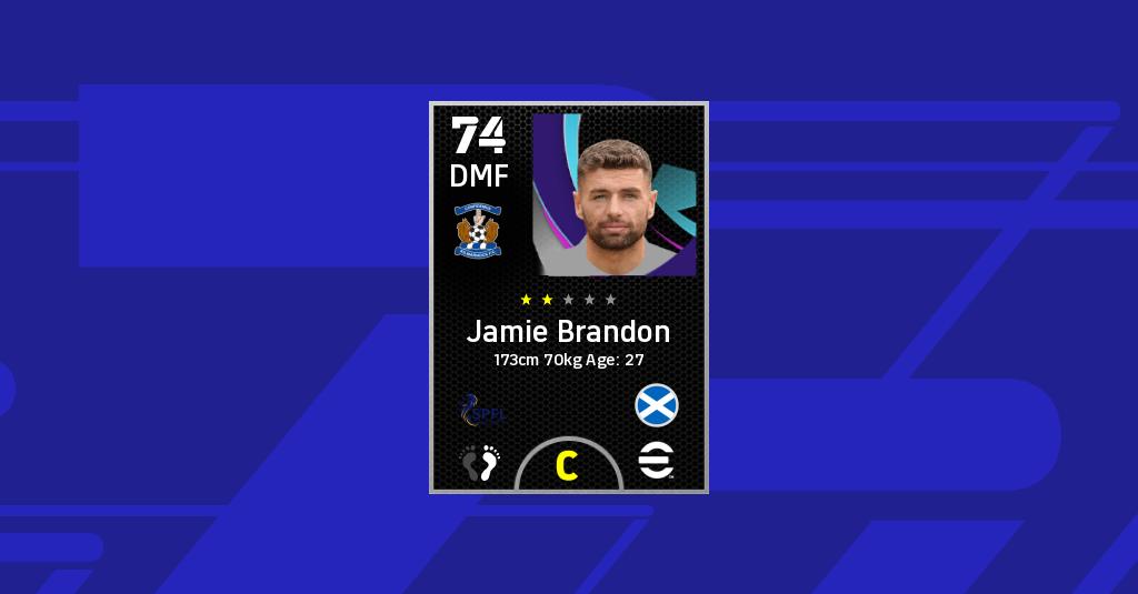 Jamie Brandon eFootball 2022 Stats