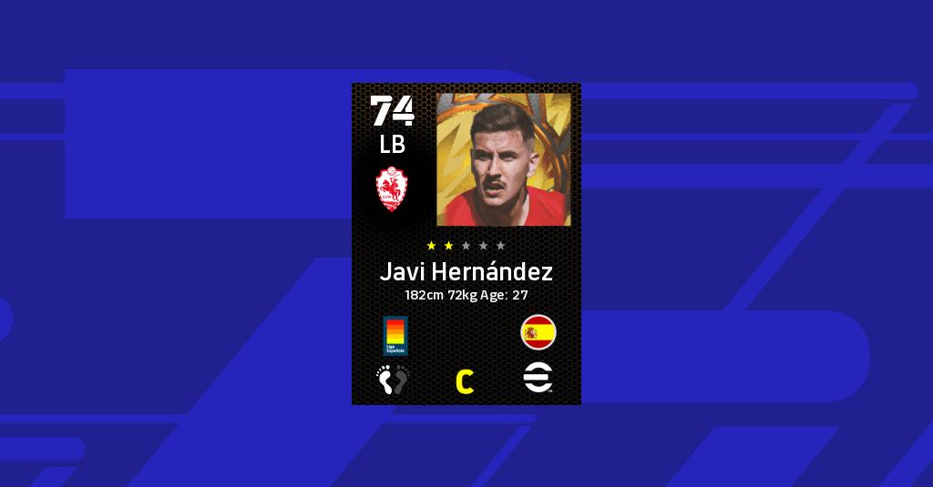 Javi Hernández eFootball 2022 Stats
