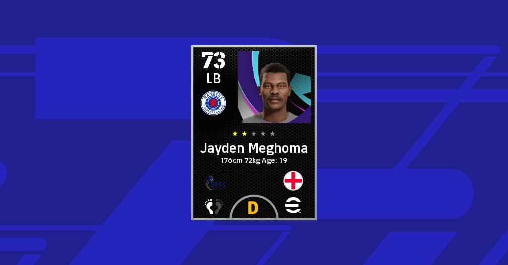 Jayden Meghoma eFootball 2022 Stats