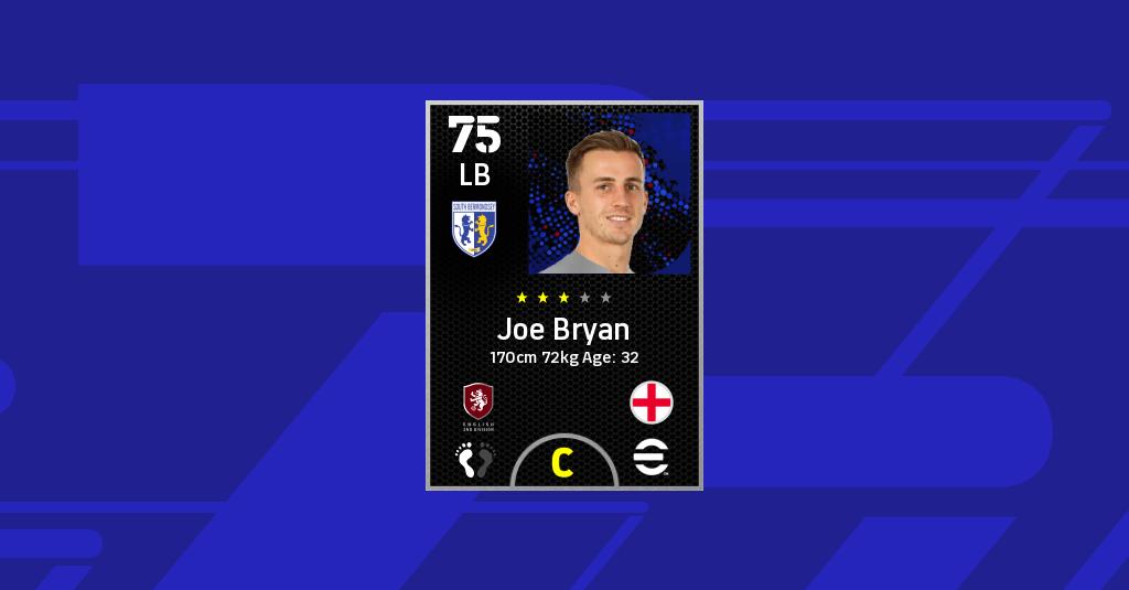 Joe Bryan eFootball 2022 Stats