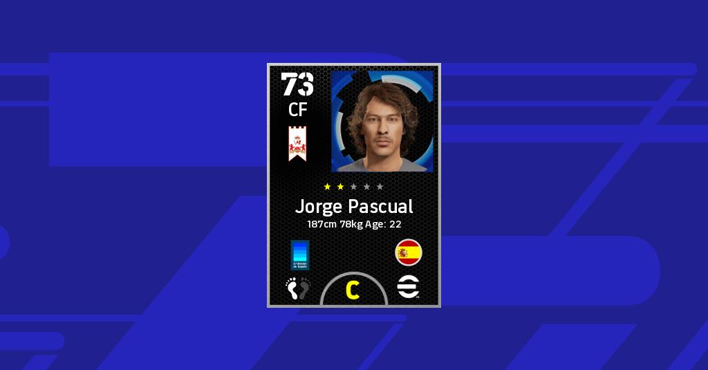 Jorge Pascual eFootball 2022 Stats