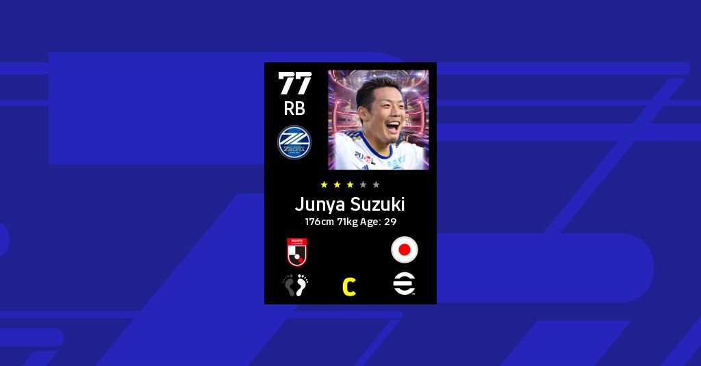 Junya Suzuki eFootball 2022 Stats