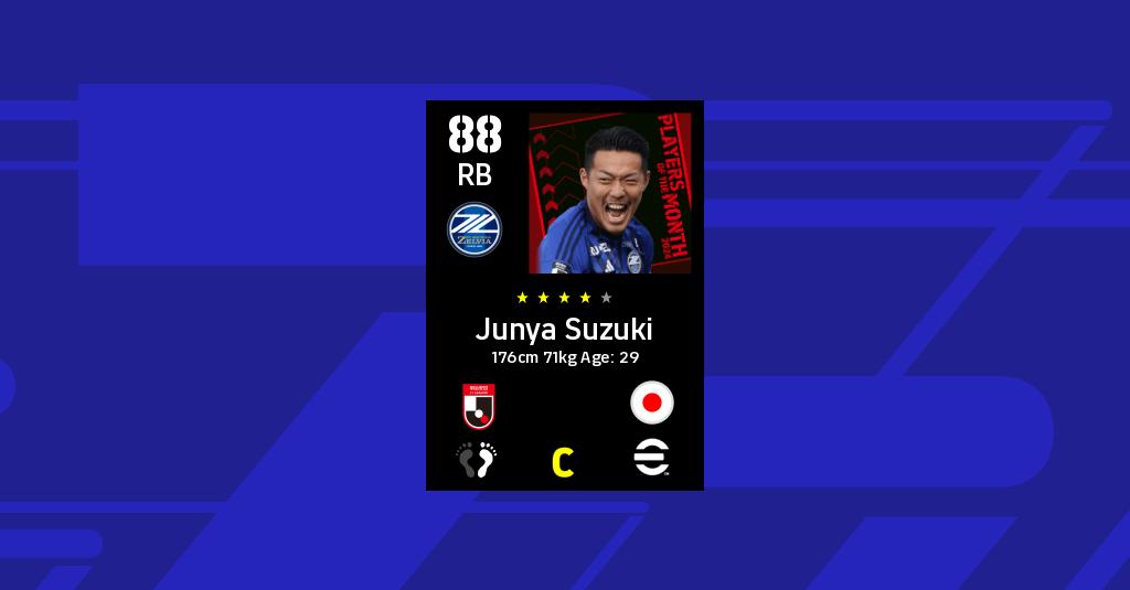 Junya Suzuki eFootball 2022 Stats