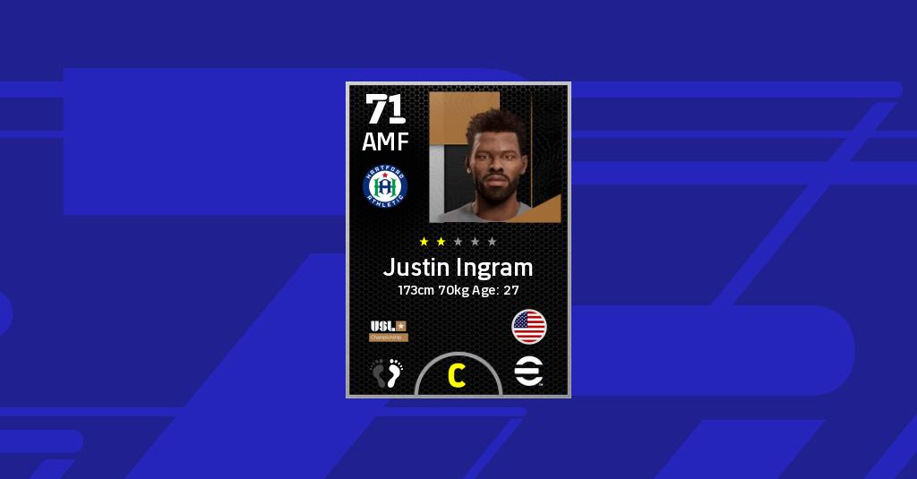 Justin Ingram eFootball Stats