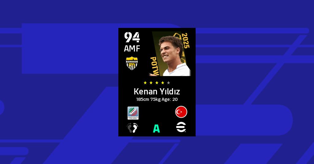 Kenan Yıldız eFootball Stats