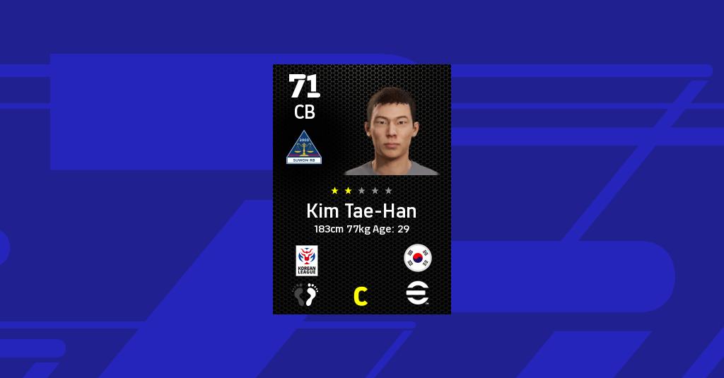 Kim Tae-Han eFootball 2022 Stats