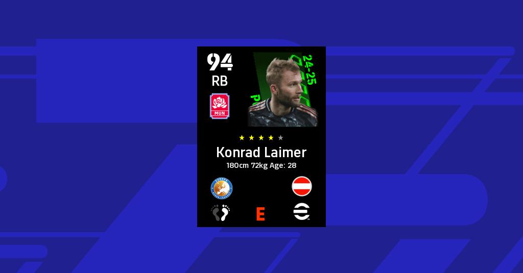 Konrad Laimer eFootball Stats