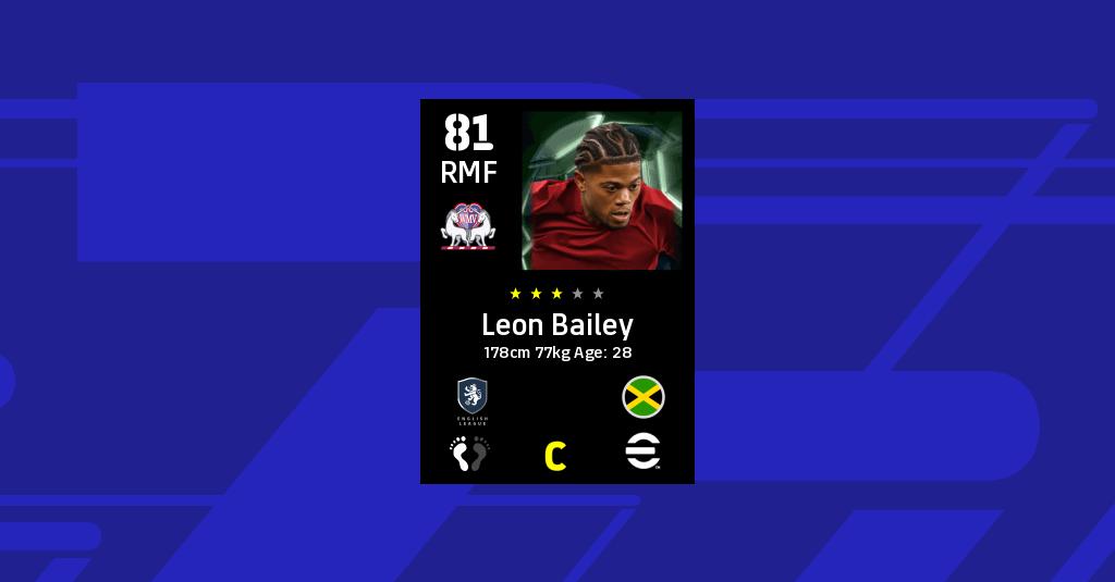 Leon Bailey eFootball Stats