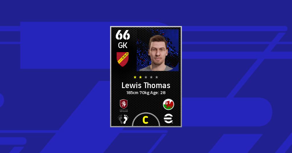 Lewis Thomas eFootball Stats