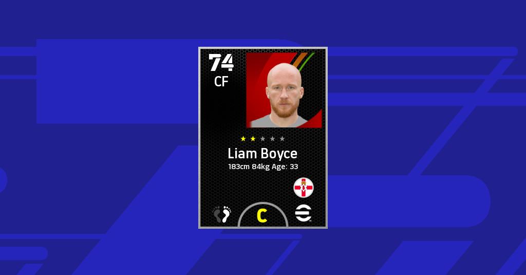Liam Boyce eFootball 2022 Stats