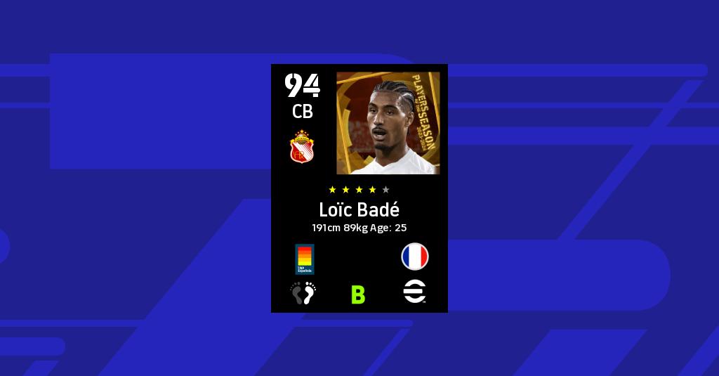 Loïc Badé eFootball 2022 Stats