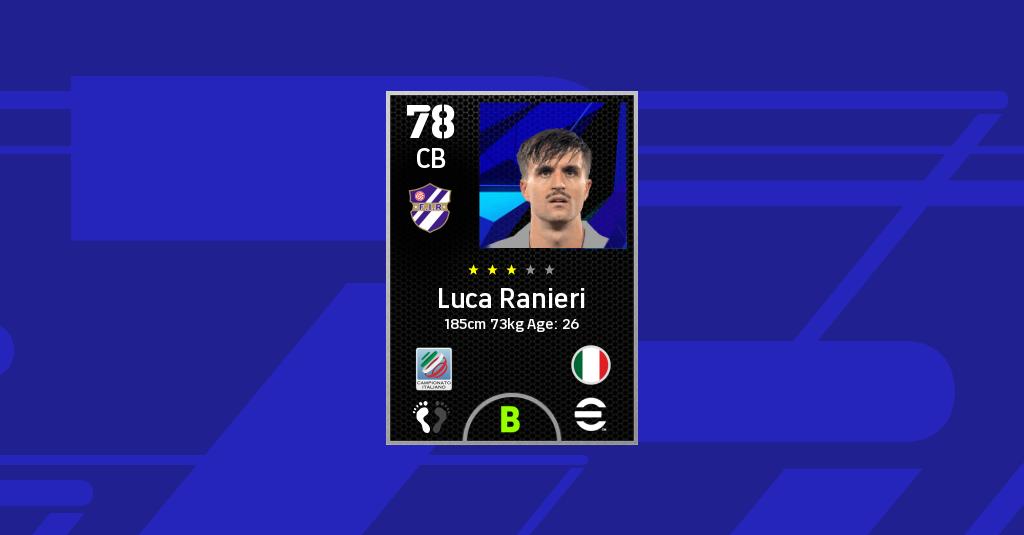 Luca Ranieri eFootball 2022 Stats