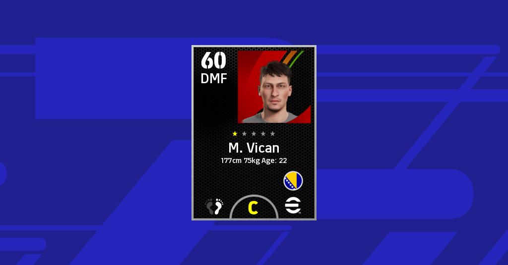 M. Vican eFootball 2022 Stats