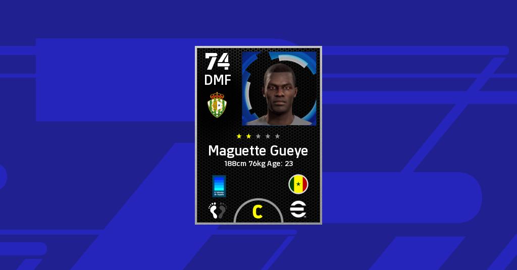Maguette Gueye eFootball 2022 Stats