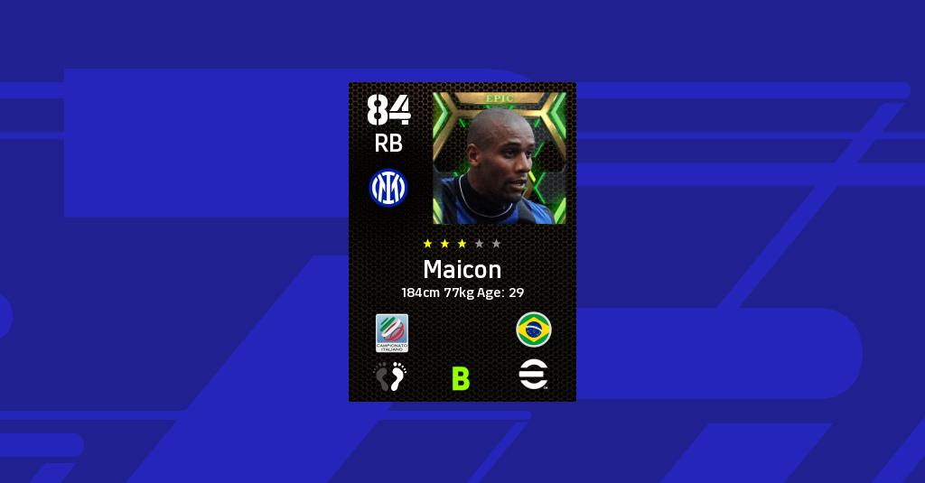 Maicon eFootball 2022 Stats
