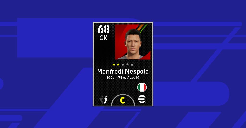 Manfredi Nespola eFootball 2022 Stats