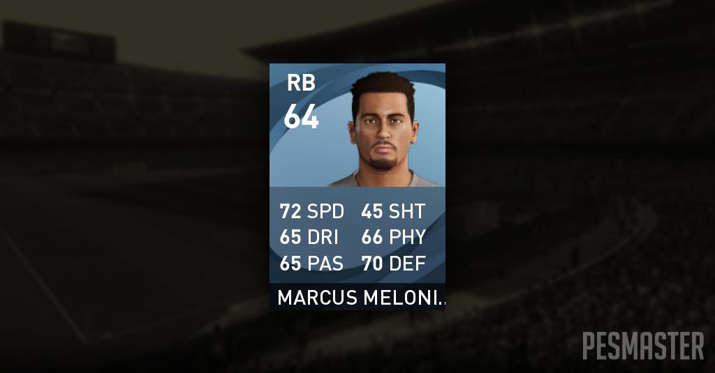 Marcus Meloni PES 2021 Stats