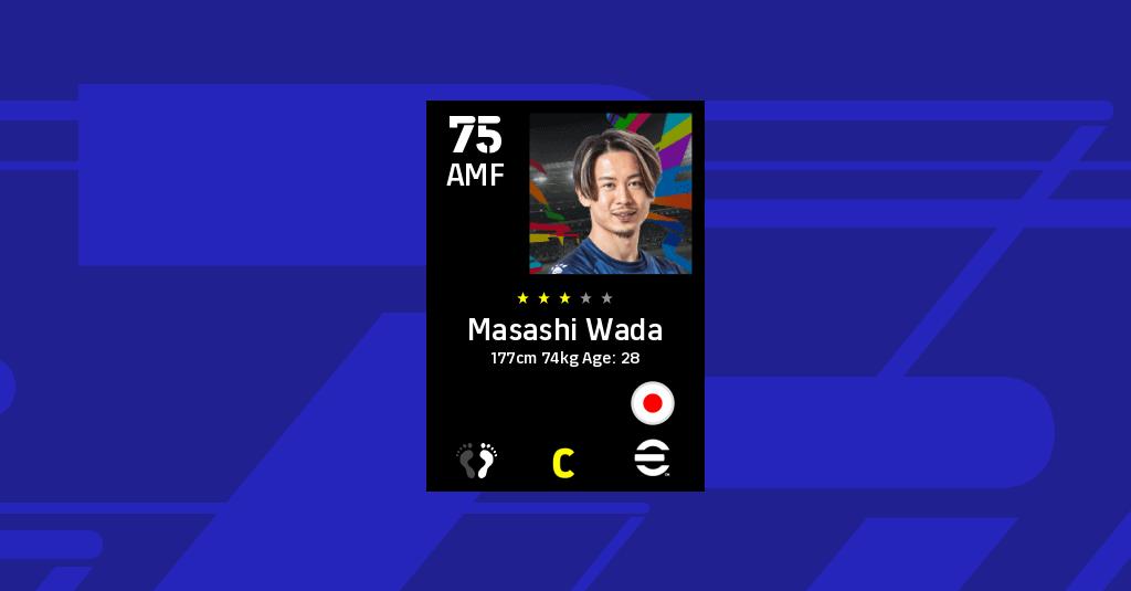 Masashi Wada eFootball 2022 Stats