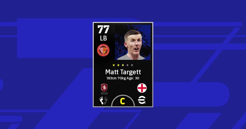 Matt Targett eFootball Stats