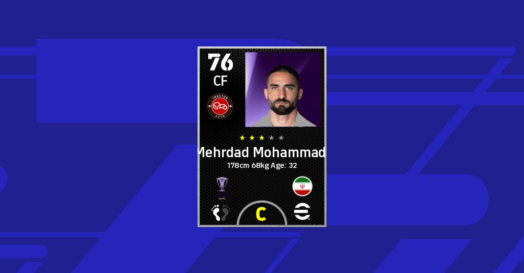Mohammad Mohammadi eFootball 2022 Stats