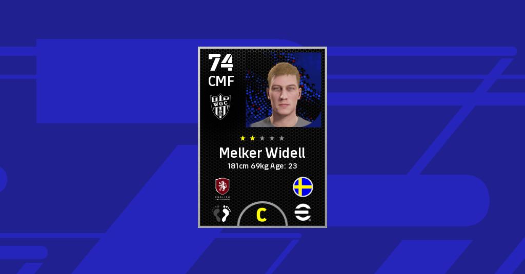 Melker Widell eFootball Stats