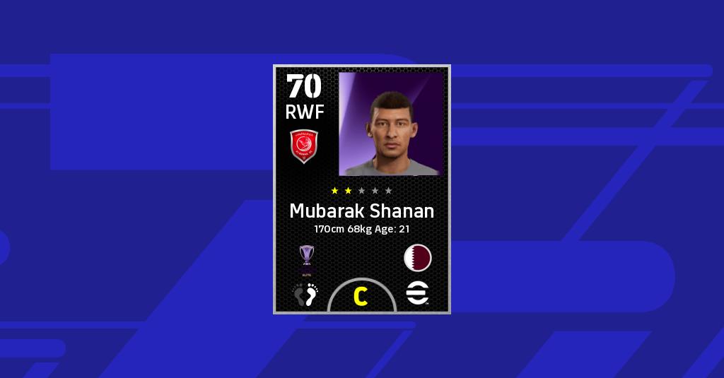 Mubarak Shanan eFootball 2022 Stats