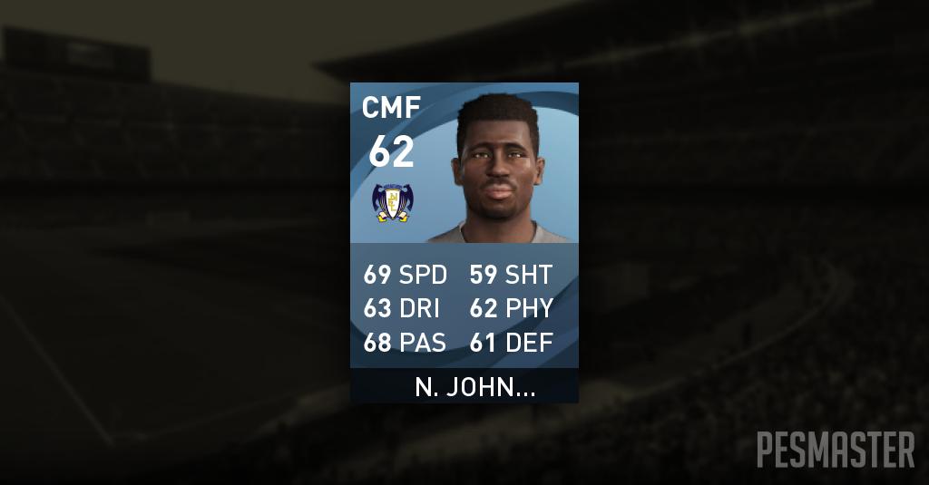 Nile John PES 2021 Stats