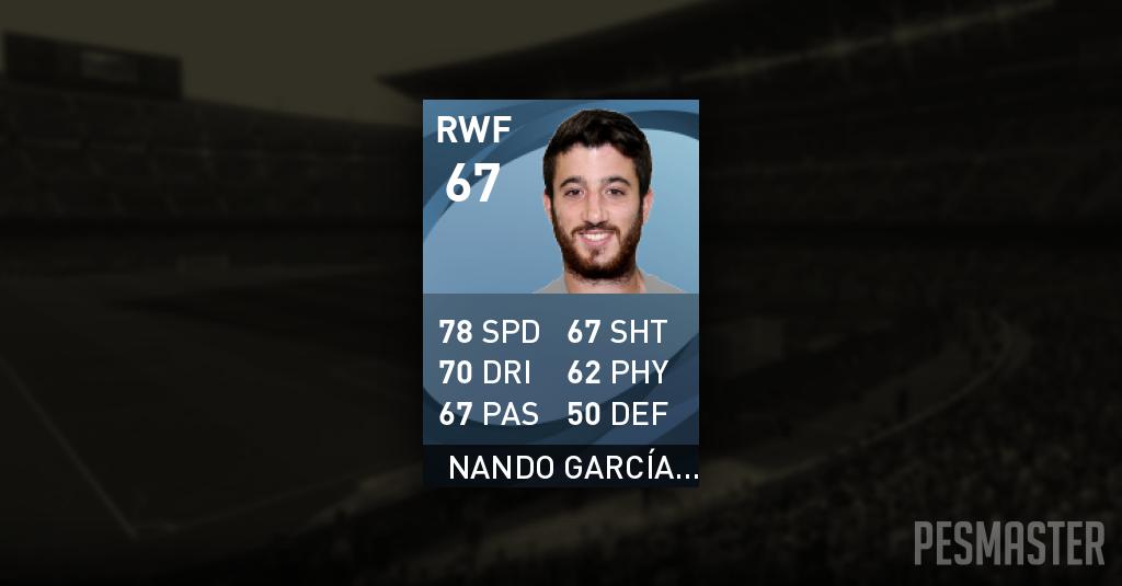 Nando García PES 2021 Stats