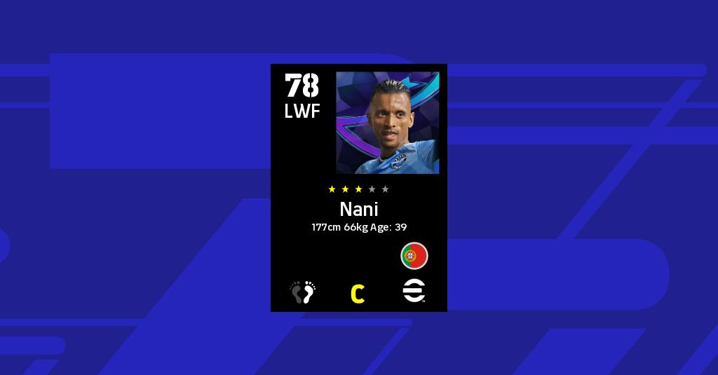 Nani eFootball 2022 Stats