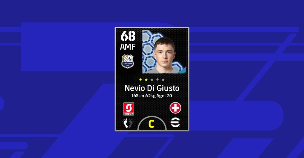 Nevio Di Giusto eFootball 2022 Stats