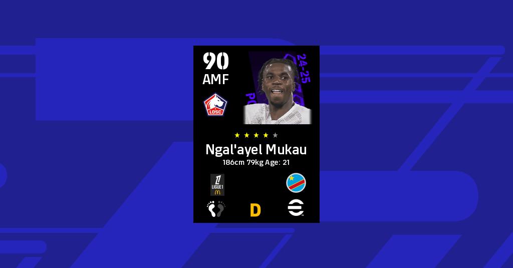 Ngal'ayel Mukau eFootball 2022 Stats
