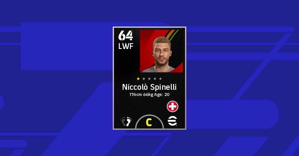 Niccolò Spinelli eFootball 2022 Stats