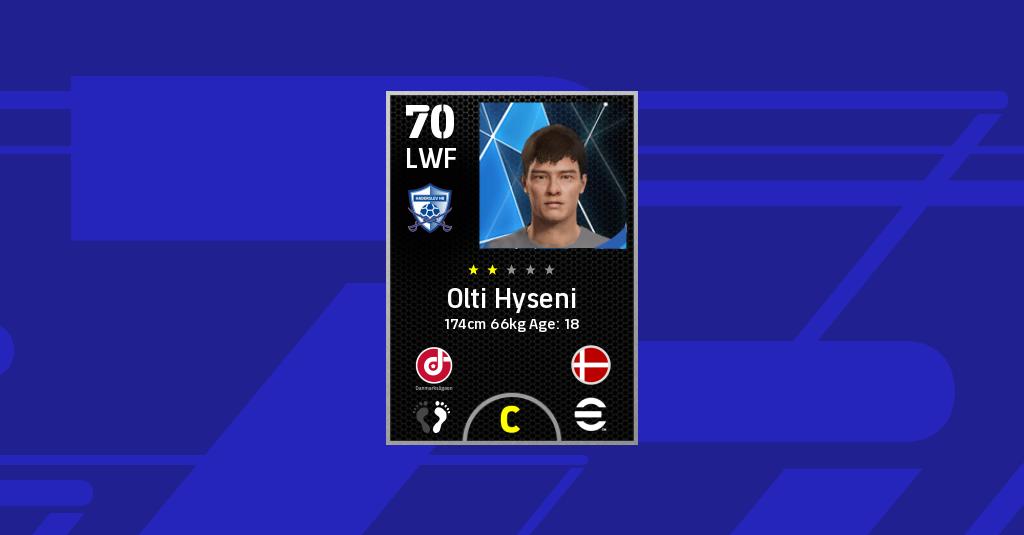 Olti Hyseni eFootball 2022 Stats