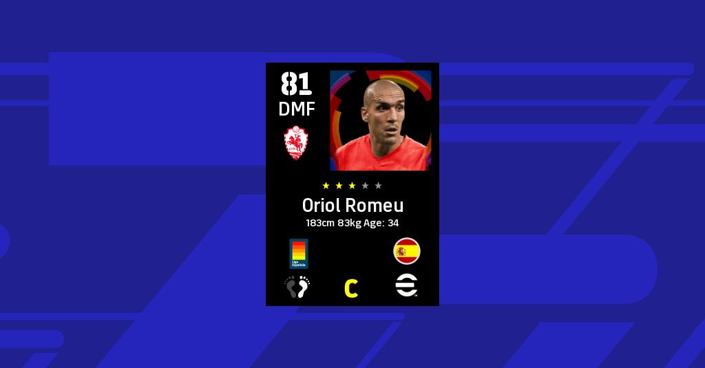 Oriol Romeu eFootball 2022 Stats