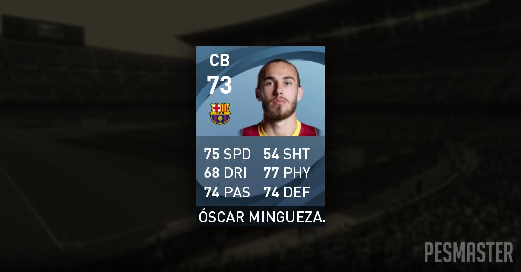 Óscar Mingueza PES 2021 Stats
