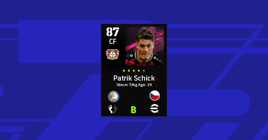 Patrik Schick eFootball 2022 Stats
